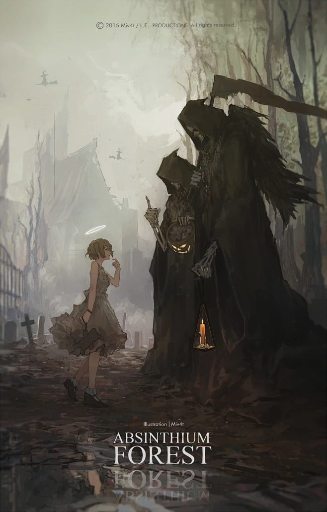 ArtStation - ABSINTHIUM FOREST, M4 Miv4t-花瓣网