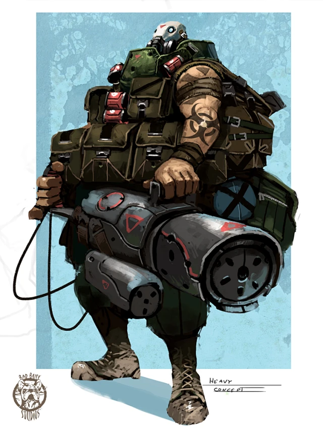 The Heavy by ~Colorbind on deviantART-花瓣网