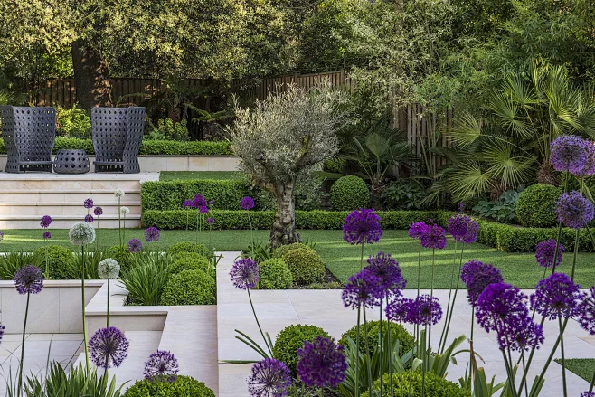 Kate Gould Gardens - Contemporary Garden Design Twickenham-花瓣网
