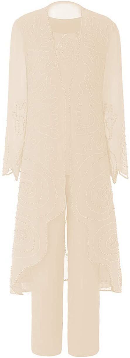 Amazon.com: Zeattall Women's Elegant Chiffon Mother of The Bride Dress ...