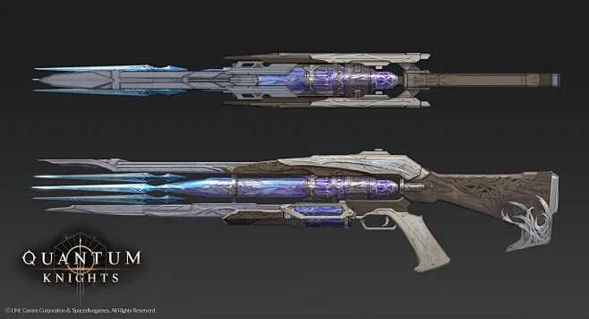 quantum knights(퀀텀나이츠)_ weapon_concept图片_道具-枪械-科技构造图片素材-花瓣网