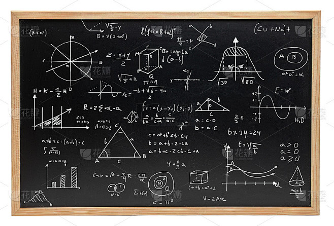 写在黑板上的数学方程