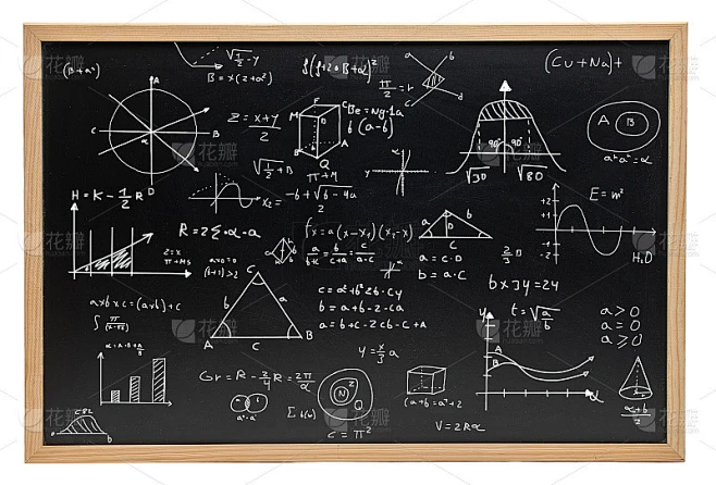写在黑板上的数学方程素材-花瓣网