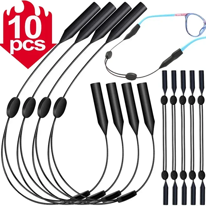 1-10pcs Universal Adjustable Eyewear Retainer Fit Sports Sunglasses ...