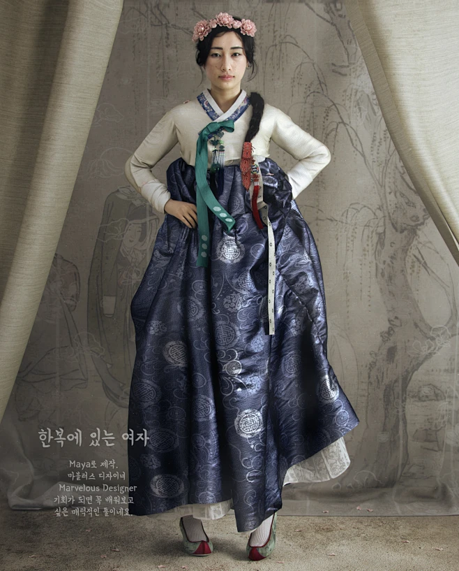 Lady in Hanbok, Nhat Anh Tran : A work in process of my training ...