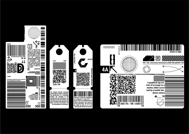 BARCODE LABEL SET III, a Texture Illustration by NoSpoon Design (Photo 4 of 5)-花瓣网
