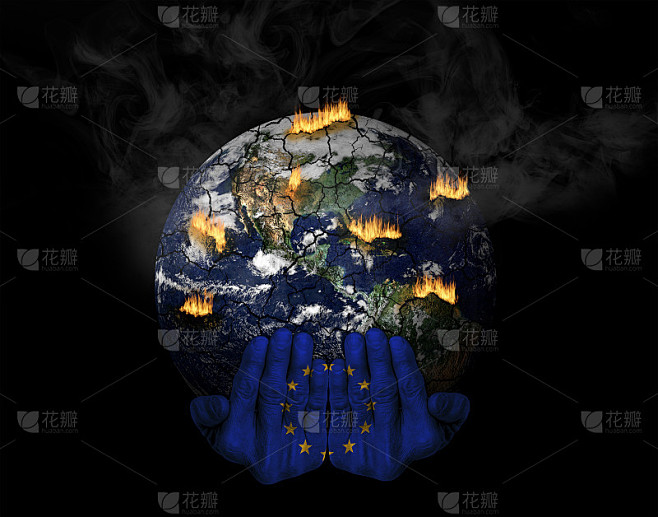 欧盟气候危机地球环境保护概念