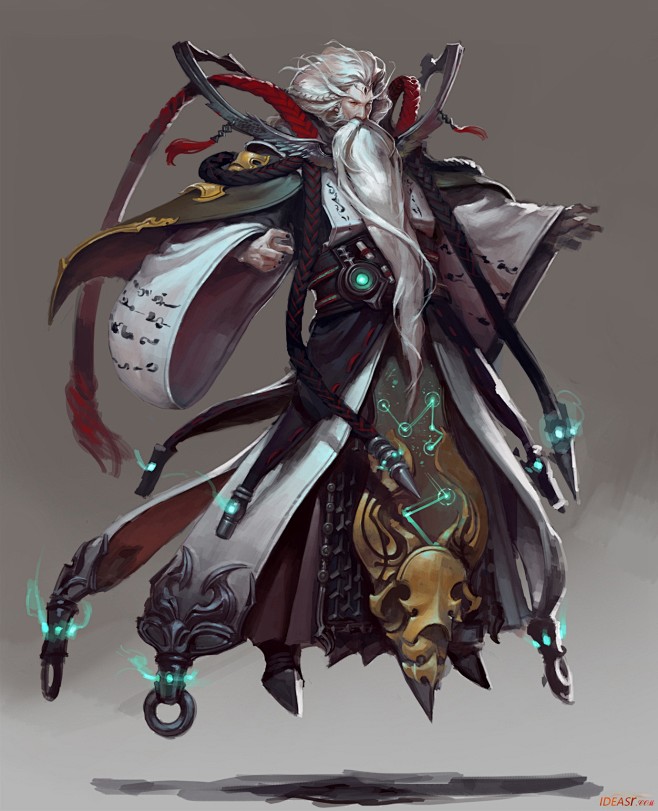 中国风男性角色原画中国风写实角色原画来自cgbook.cn (973)