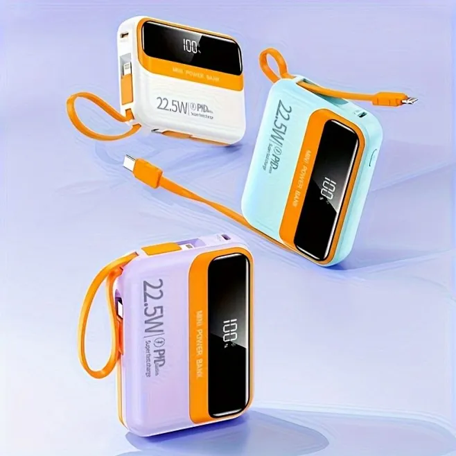 Temu｜Portable Charger 10000mah Mobile Power 22.5w Fast Charging Battery ...