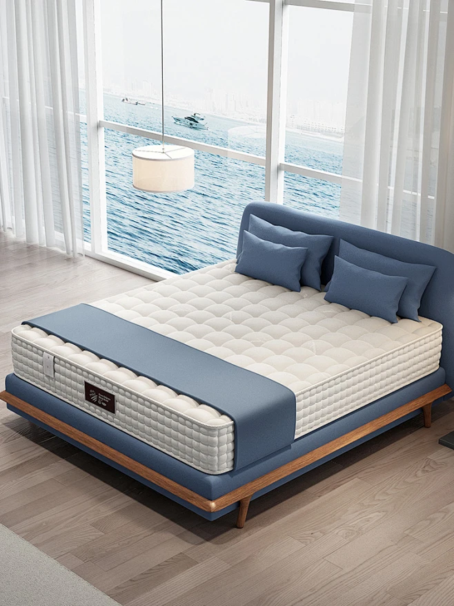 尼丝普林床垫独立袋装弹簧乳胶床垫1.8m床席梦思垫布莱德-tmall.com天猫-花瓣网