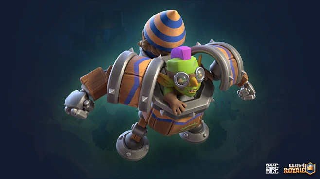 Goblin Machine - Clash Royale-花瓣网