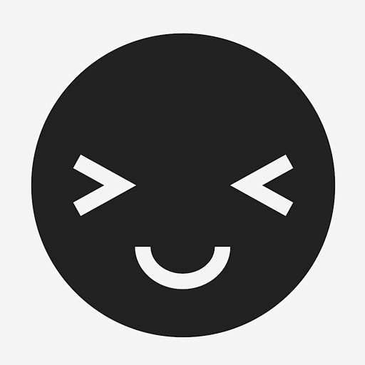 高兴哈哈大笑图标_88ICON https://88icon.com 高兴 哈哈 大笑 开心 有趣 享受 表情符号 愉悦 可爱 teehee 圆形黑色表情符号