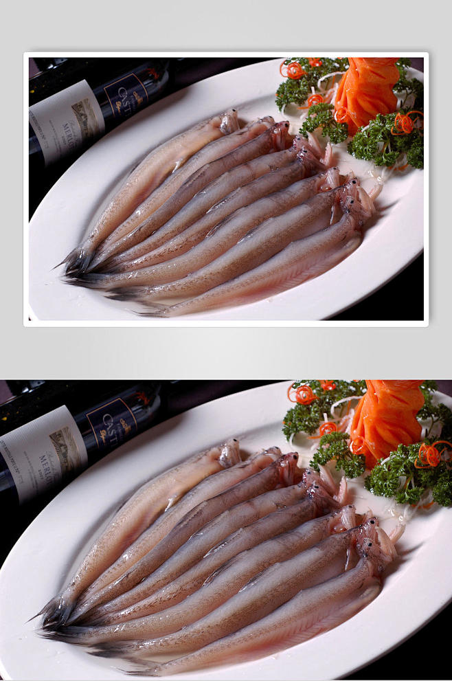 海河鲜高清菜品摄影图片九肚鱼