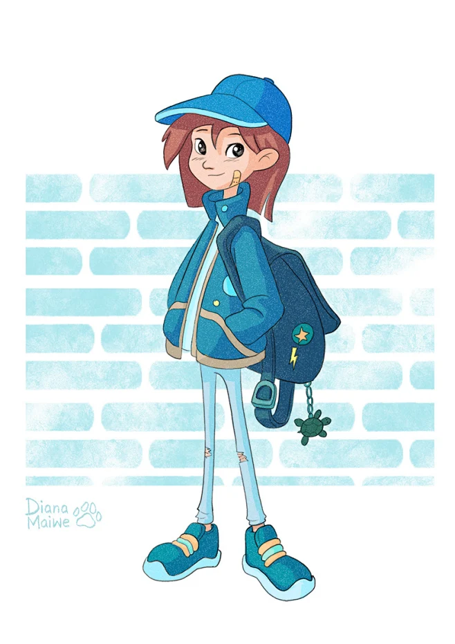 cartoon Character Character design concept art emotion girls pose ...