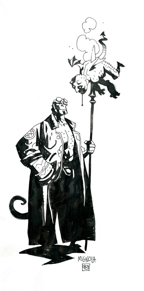 THE SPECTACULAR ART OF MIKE MIGNOLA: -花瓣网