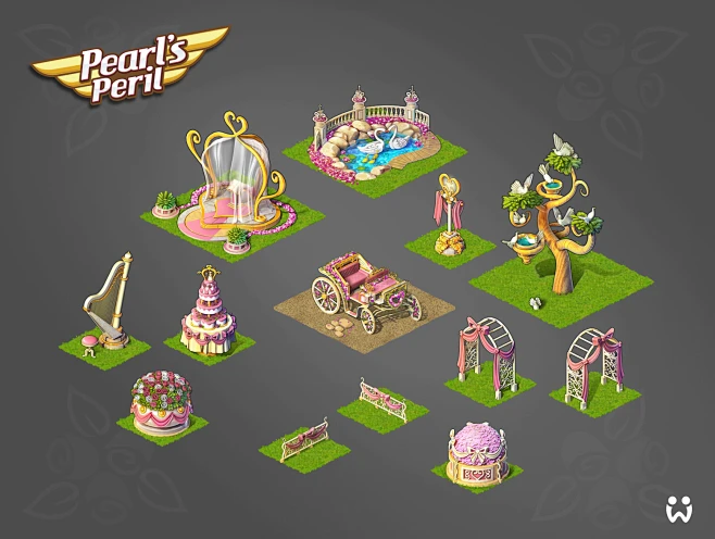 Isometric Decoration Sets, Dana Wuerzburg : Pearl's Peril is a ...