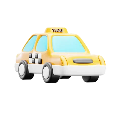 Taxi 3D Icon
