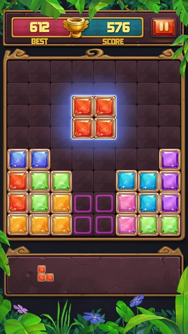 jewel block-花瓣网