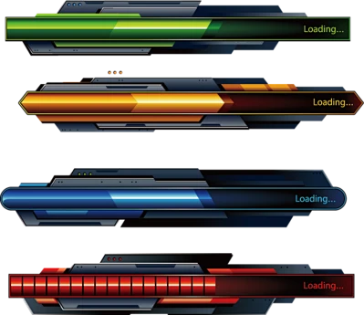 【米图网-52mitu.com】进度条 能量条 加载 loading 载入中 充电 UI进度条-花瓣网