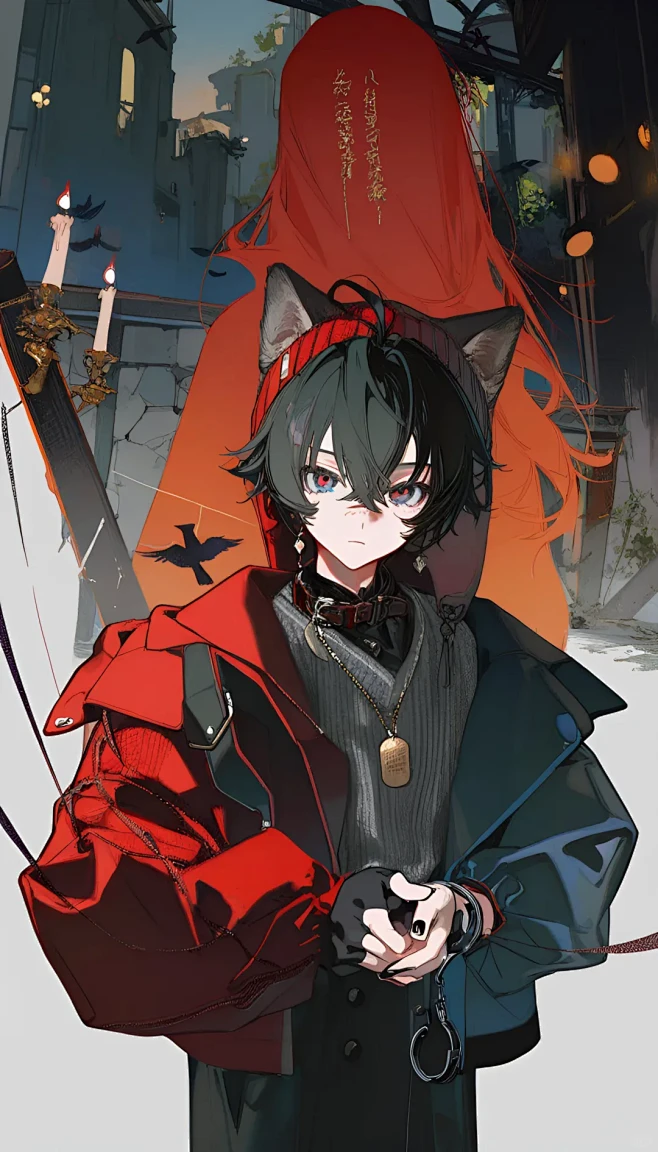 红毛看过了来看看我们的黑毛白毛#动漫男头 #新头像的魅力 #二次元头像 #漫头 #兄弟头像 #男生头像 - 小红书-花瓣网