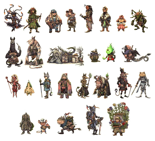 JRPG Characters Part 2 by eoghankerrigan-花瓣网
