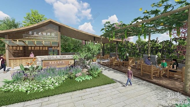 现代果蔬采摘园SU模型下载【ID:1145484239】_知末su模型网-花瓣网