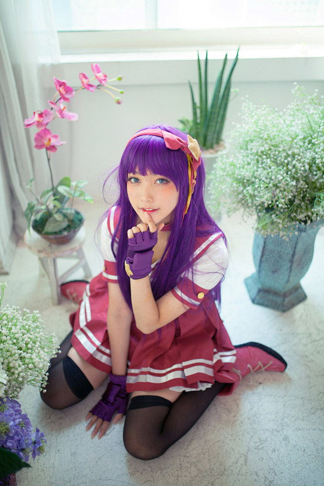 大量资源 欢迎关注 http://huaban.com/vip555 《拳皇14》麻宫雅典娜黑丝美腿Cosplay