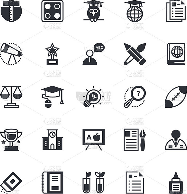 教育矢量图标5