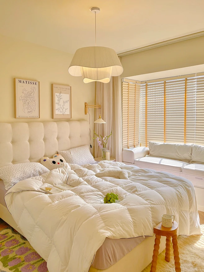 roomtour｜☁️12平奶油卧室太太太太好睡了！-花瓣网