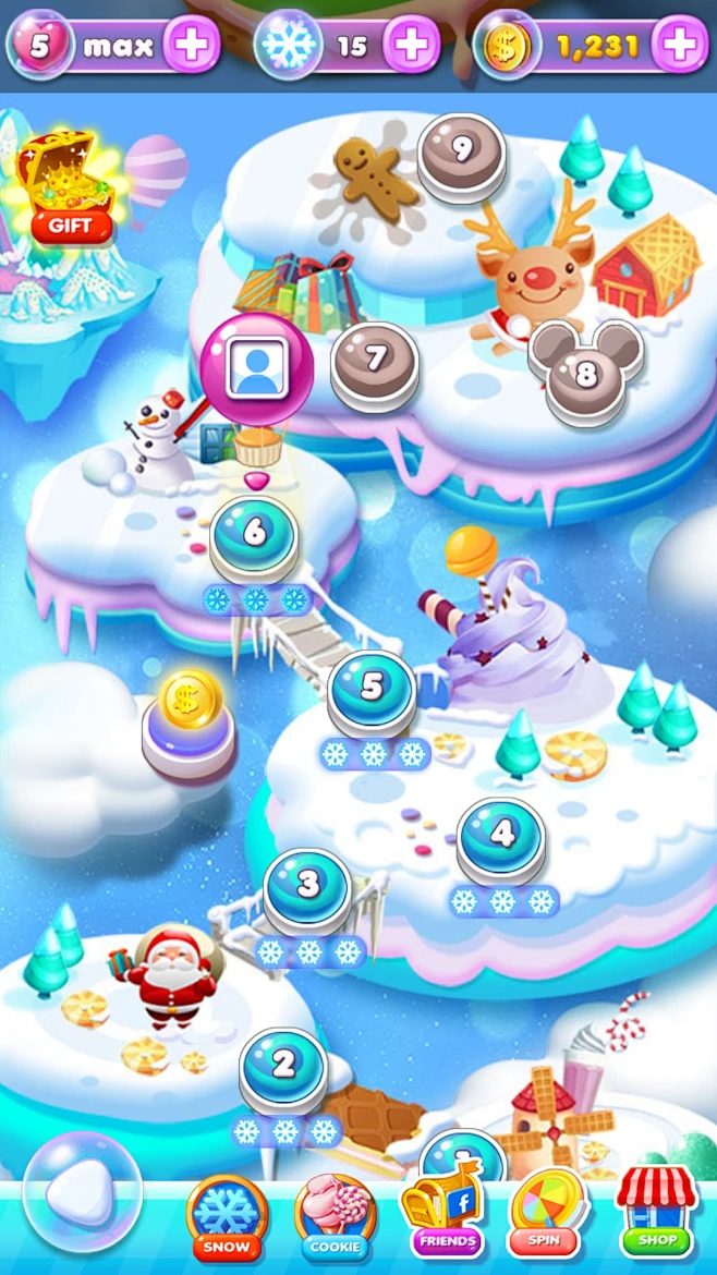 Q版关卡地图原画Q版关卡路线图来自cgbook.cn (826)-花瓣网