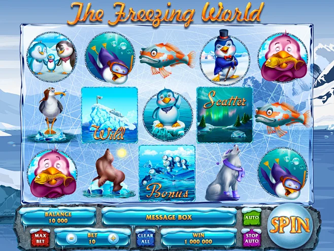 Freeze slot machine, Ice slot machine "Freezing World" : We offer your ...