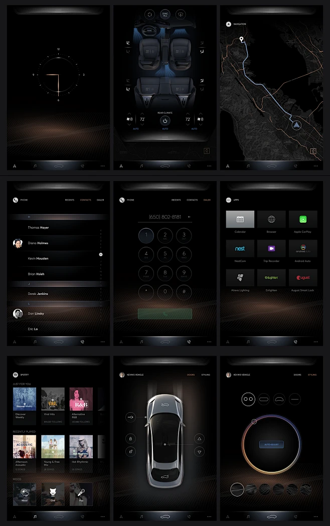 Lucid Cluster & Infotainment - Killahgrafikz™ | Kevin Hsieh - Art ...