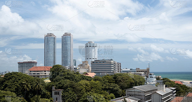 斯里兰卡科伦坡城市天际线