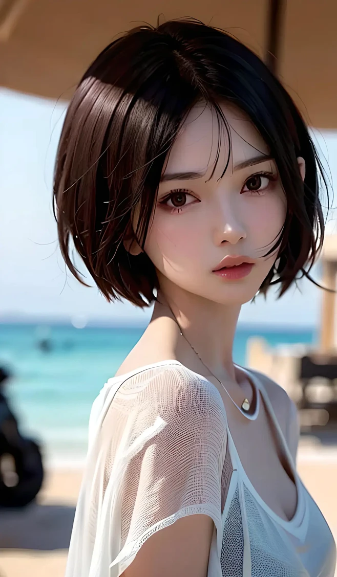 海边系列 | 无界AI-花瓣网