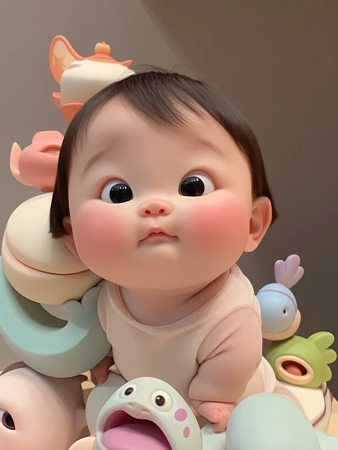 宝宝照片做成AI头像