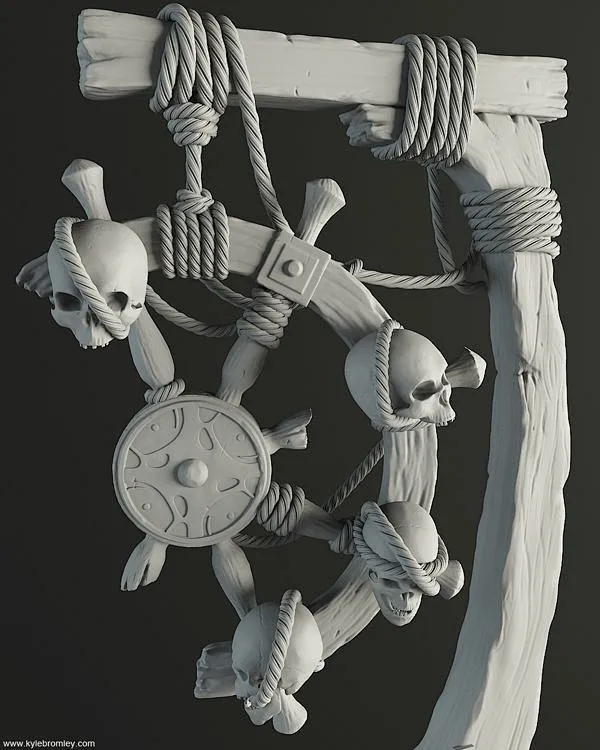 The Pirate Post by Kyle Bromley, via Behance-花瓣网