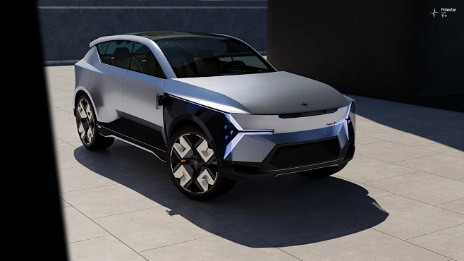Automotive design car design design Electric Car Polestar-花瓣网
