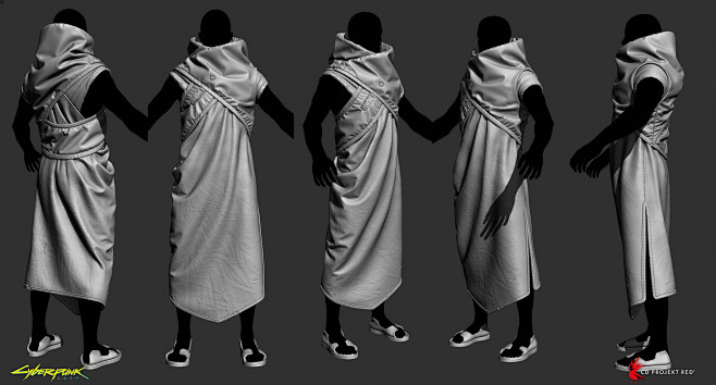 Cyberpunk 2077 - Monk, Marcin Polak : Monk garment which I created for ...