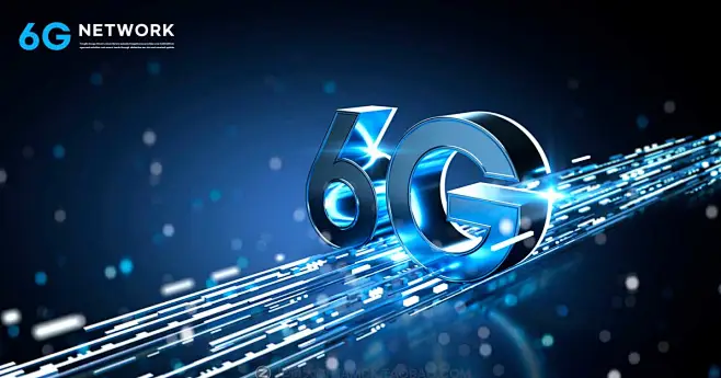 时尚创意网络科技互联网6G海报展板招贴设计PSD分层模板源文件素材 Network 6G Poster Template插图7-花瓣网