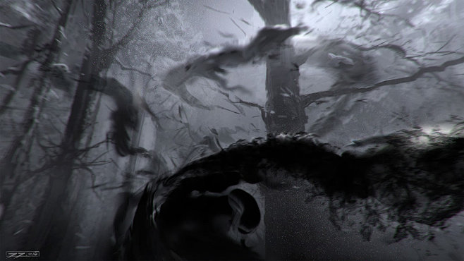 ArtStation - Forest ghosts, Jakub Javora