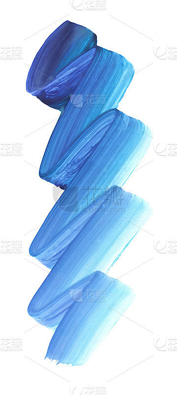 彩色笔画背景标签，标签和邮票设计。蓝色，浅蓝色和绿松石色。