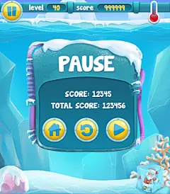 Ice Game GUI - User Interfaces Game Assets-花瓣网