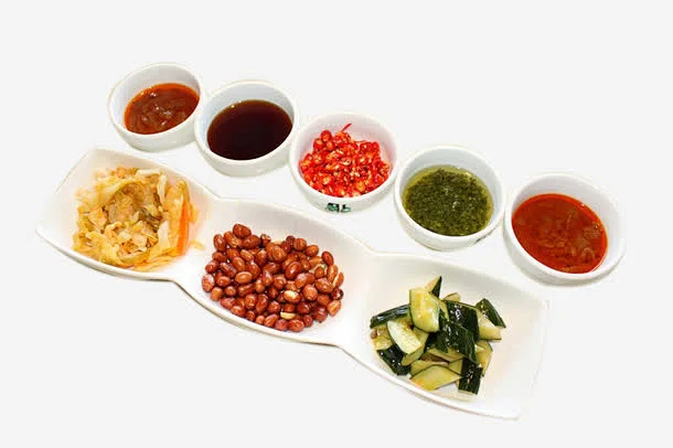 多种餐馆秘制火锅蘸料_新图网 https://www.ixintu.com 中式 秘制 京味 酸辣酱 香菜 酱汁 中餐 酱油 火锅小料-花瓣网