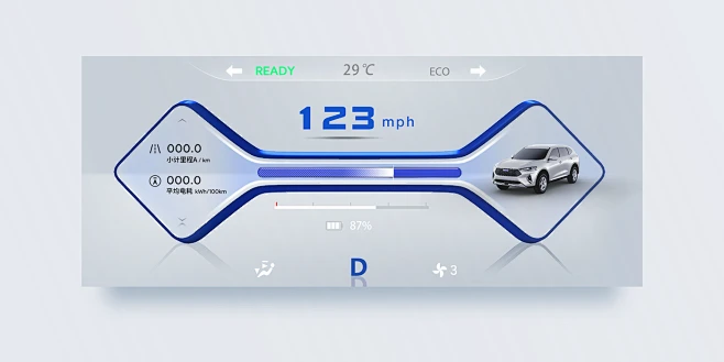 HMI_car design-花瓣网