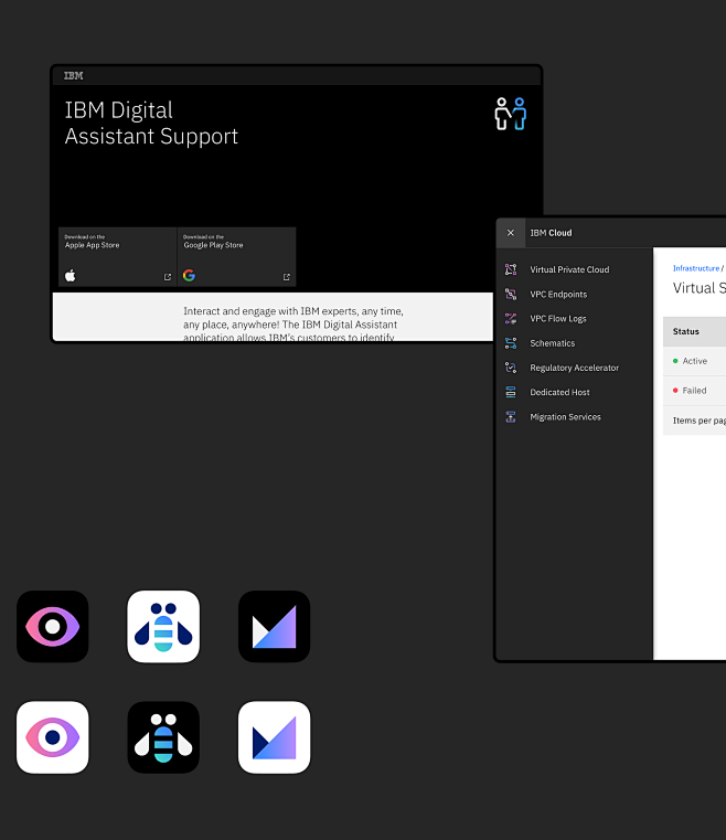 IBM app icons on Behance-6