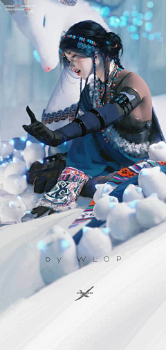 WLOP图片大全- WLOP高清好看的图片--花瓣我真不是joker的画板