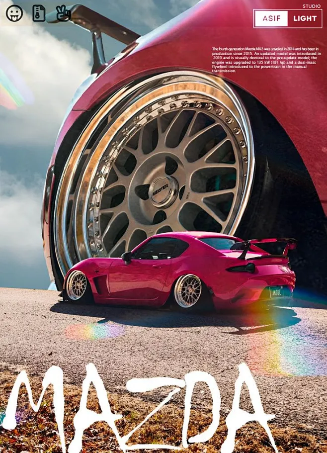 Creative Mazda poster-花瓣网
