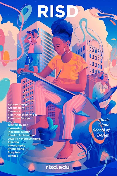 RISD-commissioned poster by Marly Gallardo 15 IL-花瓣网