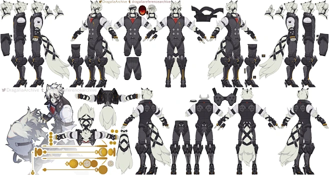 Von Lycaon model references by DragaliaArchive-花瓣网