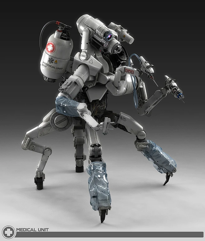 科幻机甲原画科幻原画来自cgbook.cn (244)-花瓣网